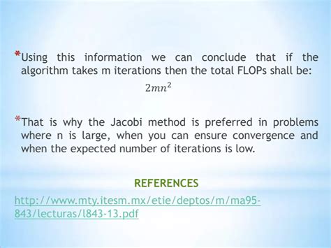 Iterative Methods For The Solution Ppt