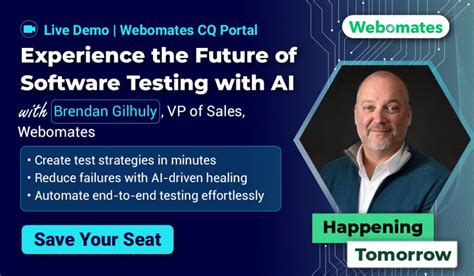 Linkedinlive Generativeai Testautomation Aiinqa Webomates… Webomates Inc