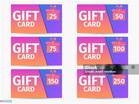 기프트 박스와 그라데이션 컬러가 있는 기프트 카드 세트 선물 및 할인 카드 마케팅 상품에 대한 디자인 템플릿 교단 카드 25