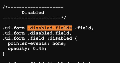 Form Group Is Not Accepting Disabled Flag Issue Semantic Org Semantic UI React GitHub
