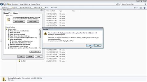 How To Show Hidden Files In Windows 7 Youtube