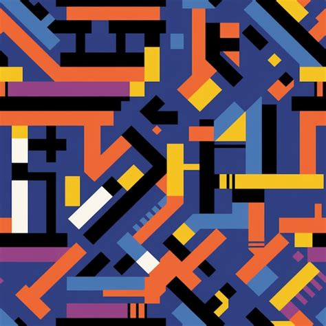 Premium Photo A Close Up Of A Colorful Abstract Design With A Lot Of Lines Generative Ai