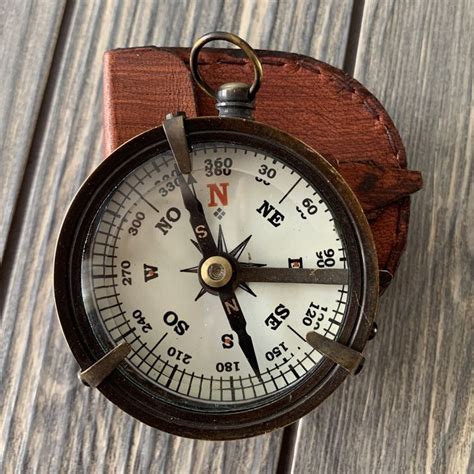 Adventure Nautical Pocket Compass Pocket Compass Compass Vintage
