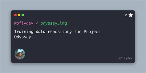 GitHub Woflydev Odyssey Img Training Data Repository For Project Odyssey