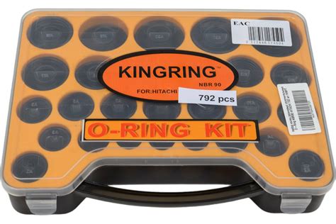 Набор колец резиновых уплотнительных O Ring Nbr90 Hitachi 732 шт Himpt 00 00011094 выгодная
