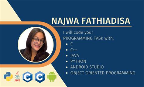Code Java C Cpp And Python By Najwafathiadisa Fiverr