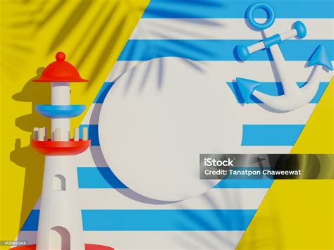 3d는 여름 배경이 있는 야자수 잎의 그림자가 있는 제품을 모형화하고 전시하기 위한 흰색 빈 실린더 프레임의 평면도를 렌더링합니다 0명에 대한 스톡 사진 및 기타 이미지