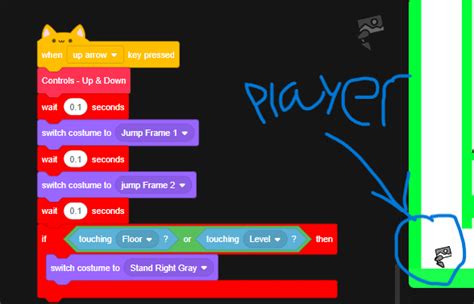 Player Not Touching Ground After Jump Animation Rscratch