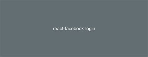 React Facebook Login