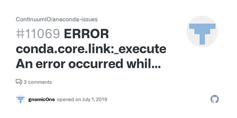 Error Relinkexecute637 An Error Occurred While Installing Package None · Issue