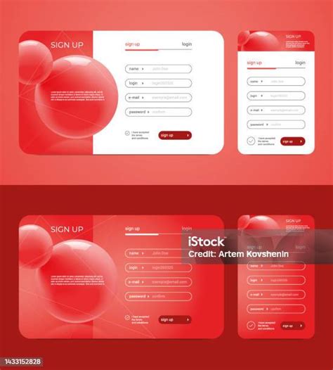 핑크 컬러 로그인 양식 디자인 모바일 앱용 사용자 인터페이스의 웹 로그인 Ui Ux 등록 양식 모바일 화면 및 사이트 및 응용 프로그램 가입 페이지 로그인 페이지 3d 영역