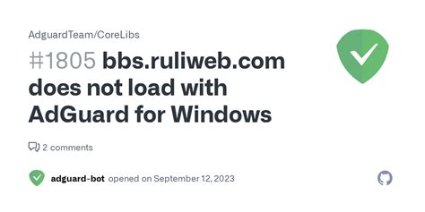 Does Not Load With Adguard For Windows · Issue 1805