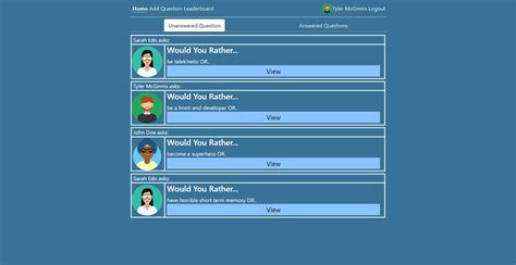 GitHub DhatGuy Reactnd Would You Rather Udacity React Nanodegree Second Project This Web App