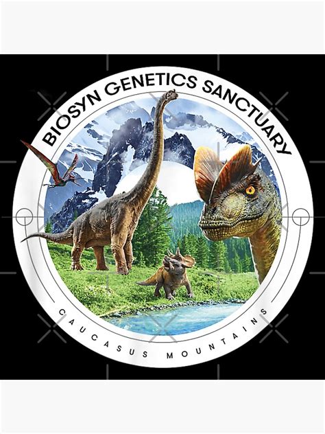 Biosyn Genetics Sanctuary Logo Poster For Sale By Tarynabbott Redbubble
