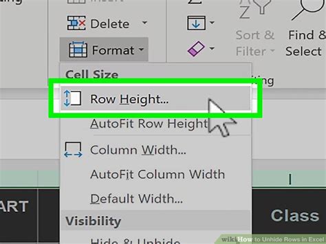 3 Ways To Unhide Rows In Excel Wikihow