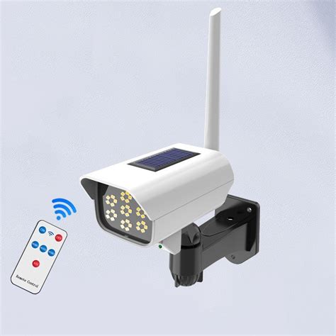 Human Body Infrared Sensor Simulation Monitoring Imitate Camera Garden Light Spotlight New Solar