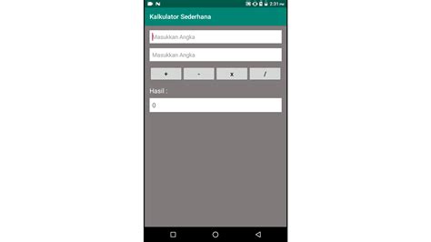 Cara Membuat Aplikasi Kalkulator Sederhana Di Android