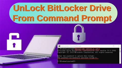 How To Unlock Bitlocker From Cmd With Password Recovery Key External Key Step By Step Guide