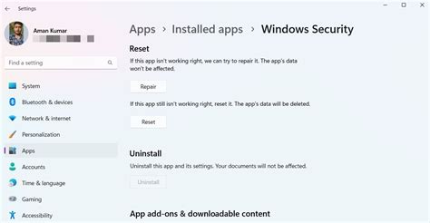 How To Reset Windows Security In Windows 11