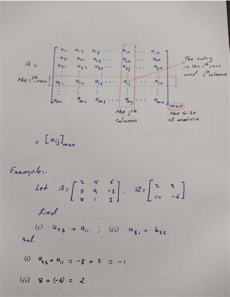 SOLUTION Matrices And Matrix Operations Studypool
