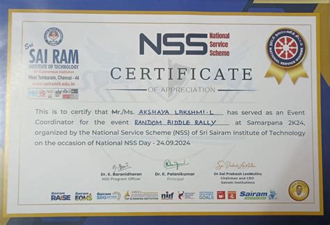 Akshaya Loganathan On Linkedin Hey Connections Glad To Share That I Have Coordinated The Event