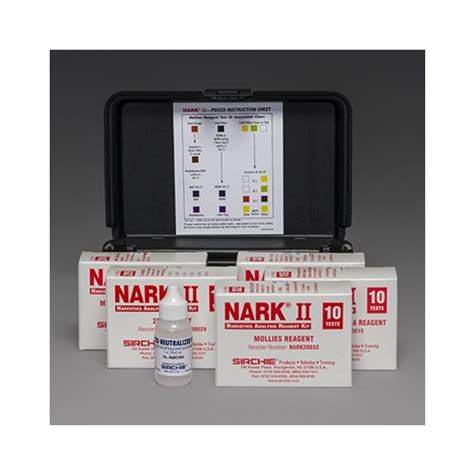 Nark Ii Mollies Kit 50 Tests Plus Neutralizer Presumptive Field Kits Forensic Supplies Sirchie