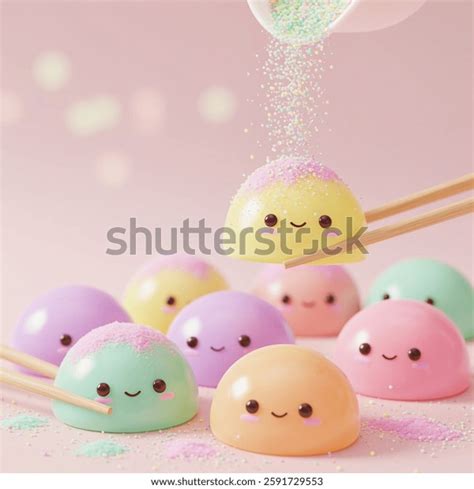 Kawaii Squishy Blob Characters Shaped Like Ai Generated Image 2591729553 Shutterstock