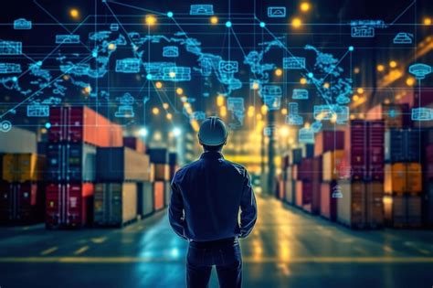 Premium Ai Image Supply Chain Management Iot