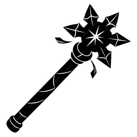 Fragmented Crosier Broken Black Design Premium Ai Generated Vector