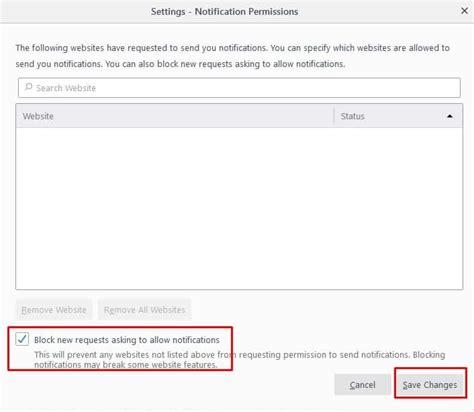 How To Stop Websites From Requesting Notification Access
