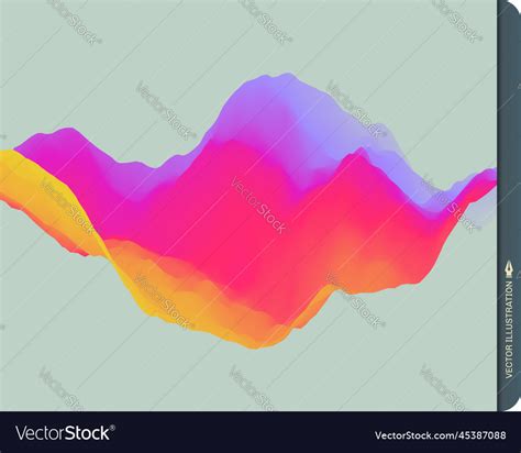 Abstract Wavy Background Dynamic Effect Royalty Free Vector