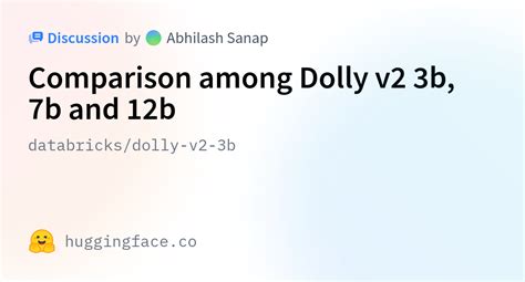 Databricks Dolly V2 3b Comparison Among Dolly V2 3b 7b And 12b