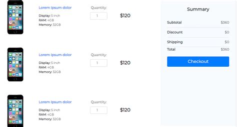 20 Bootstrap Shopping Cart Templates