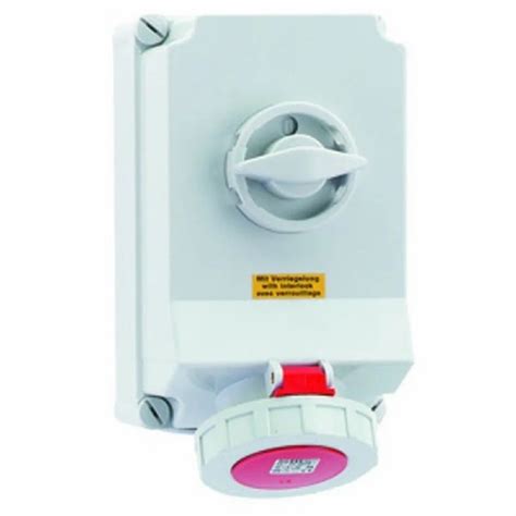 Neptune Bals 16602 63a 5 Pin Interlocked Switch Socket Ip67 At ₹ 18186 Piece Interlock Socket