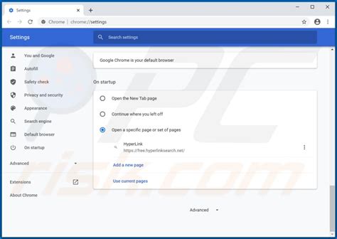 Free Hyperlinksearch Net Redirect Simple Removal Instructions Search Engine Fix Updated