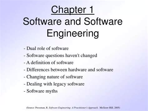 Ppt Chapter 1 Software And Software Engineering Powerpoint Presentation Id863747