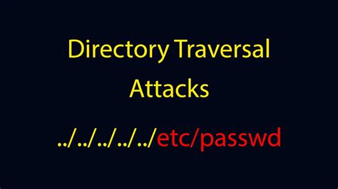 Directory Traversal Attacks Youtube
