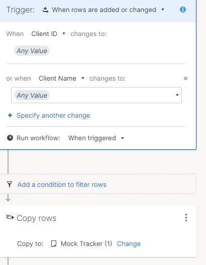 why is my automation to copy rows to other sheet missing data from