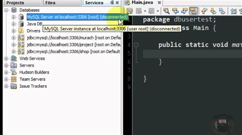 ربط قاعدة البيانات في بيئة البرمجة Defining Mysql In Netbeans Youtube
