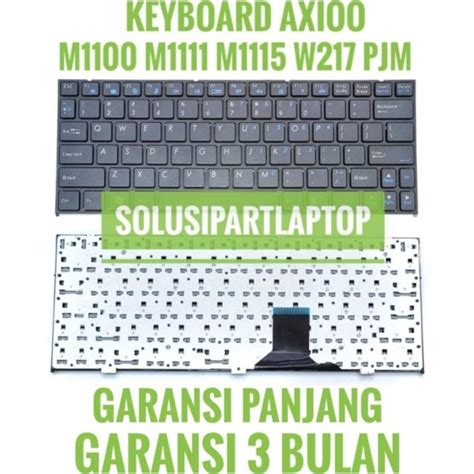 Jual Keyboard Axioo Pico Pjm Cjm W217cu M1110 Frame Hitam Shopee Indonesia