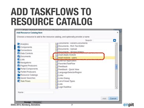 Webcenter Portal Integrate Custom Taskflows Ppt