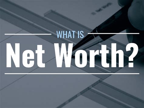Understanding Your Net Worth