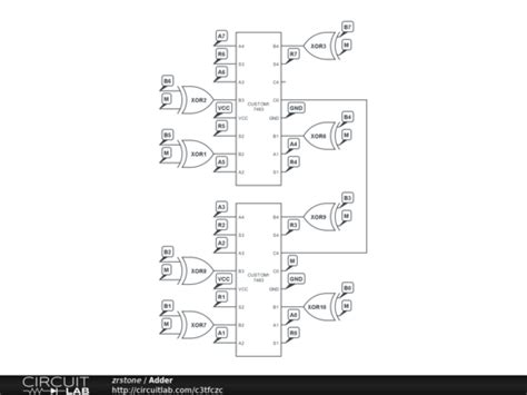 lab 6 adder subtractor circuitlab