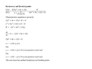 Root Locus Procedure Problem Solved In Root Locus PPT
