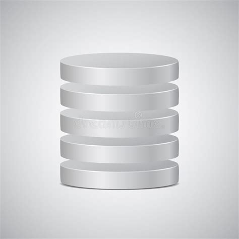 Big Database Data Storage Technology Server â€“ Vector Stock Vector Illustration Of