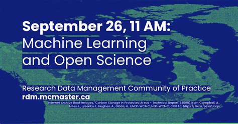 Machine Learning And Open Science Research Data Management Community Of Practice Research