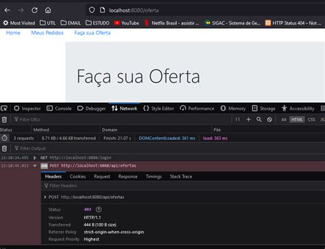 Bug Erro Ao Enviar A Oferta Aula Criando Ofertas Spring Mvc