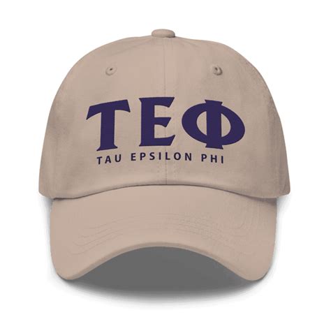 Tau Epsilon Phi Officially Licensed Classic Dad Hat Greek Life — Greeklifestore