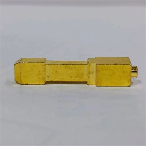 Square Golden Brass Flat Revert Pin Size 63x35 At Rs 10piece In Jamnagar