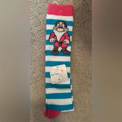 Disney Accessories Disney Grumpy Dwarf Knee High Socks Poshmark